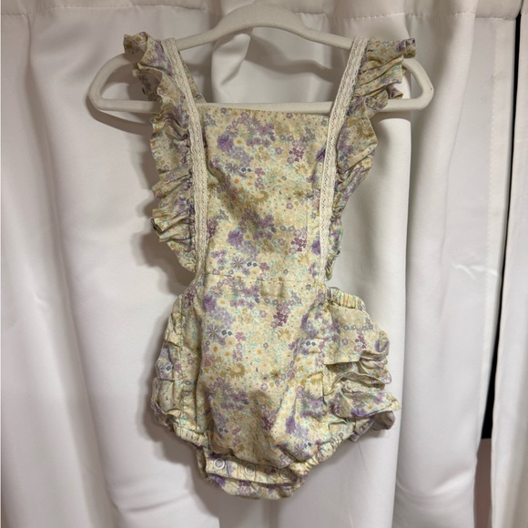 Jamie Kay | One Pieces | Jamie Kay Floral Ruffle One Piece Cream And ...